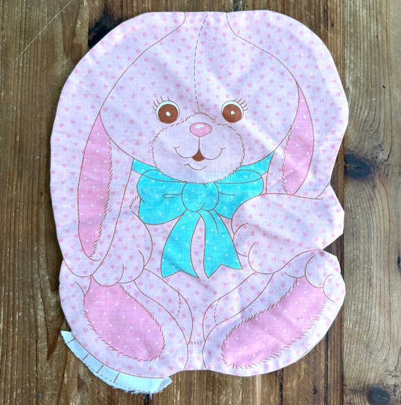 Spring Mills | Office | Vintage Cut Sew Fabric Panel Spring Mills Bunny ...
